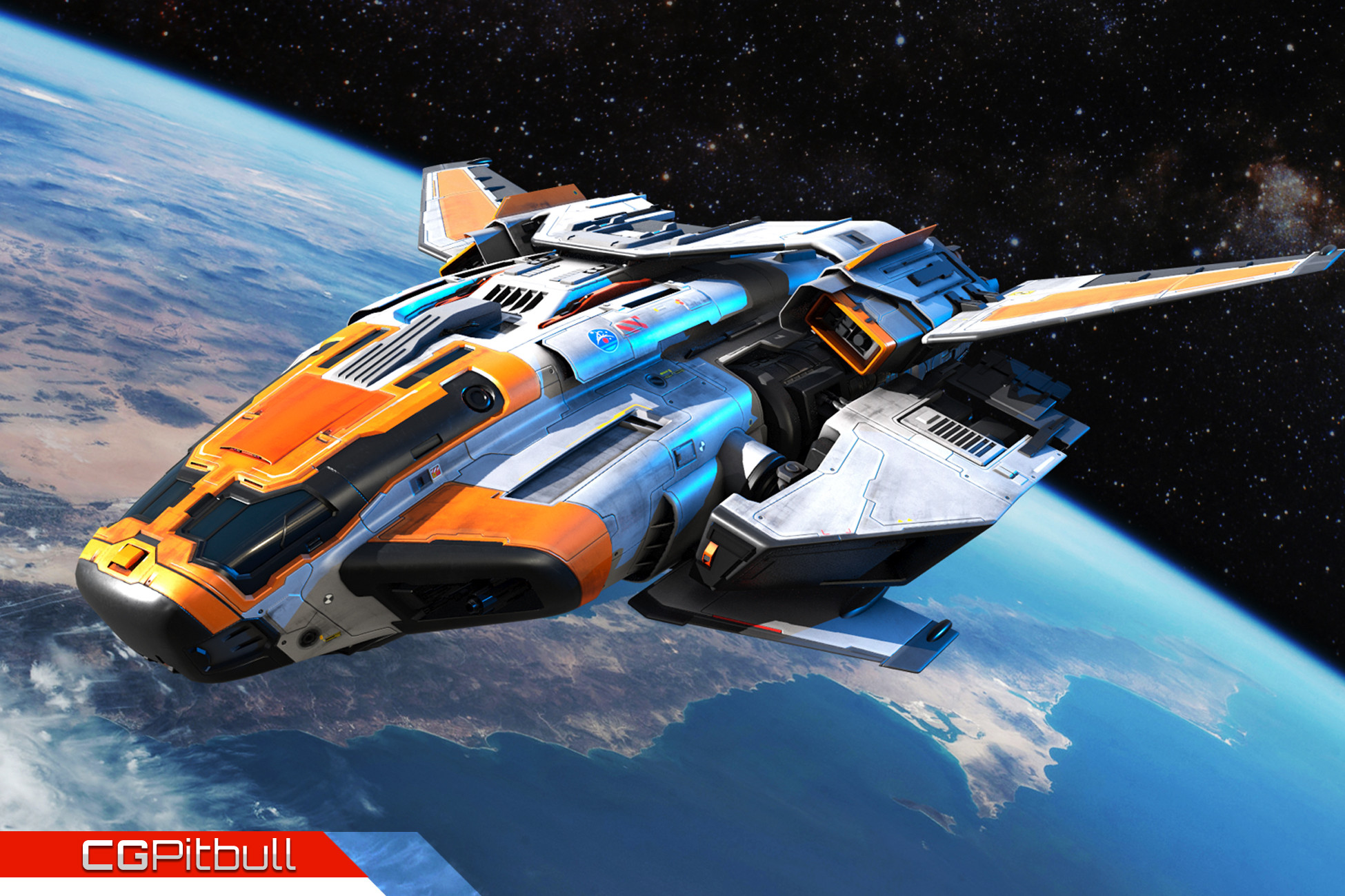 RQ5 - Space Defence Shuttle | 3D 우주 | Unity Asset Store