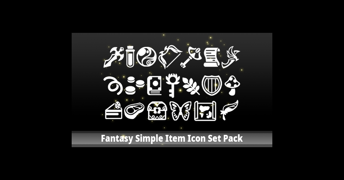 Fantasy Simple Item Icon Set Pack | 2D Icons | Unity Asset Store