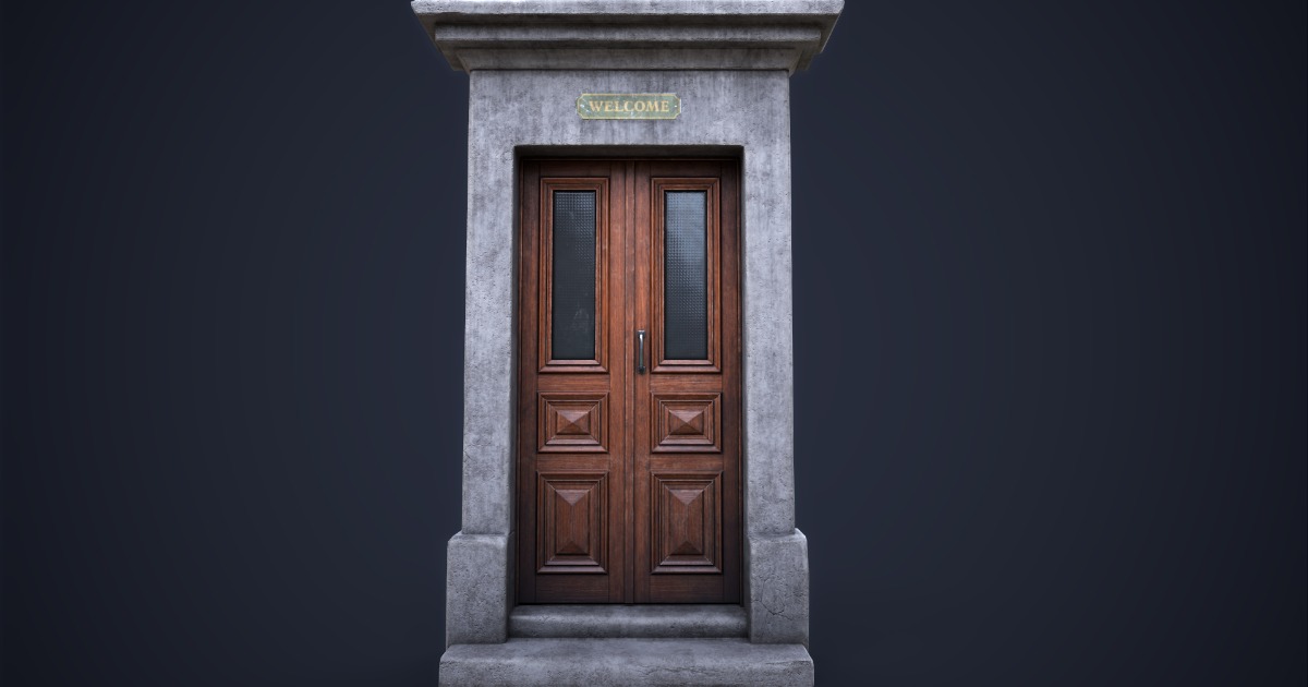 Front door | 3D Exterior | Unity Asset Store