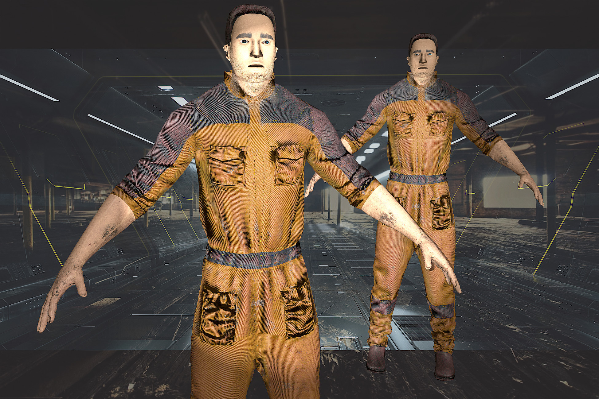Worker man the shooter | Characters | Unity Asset Store