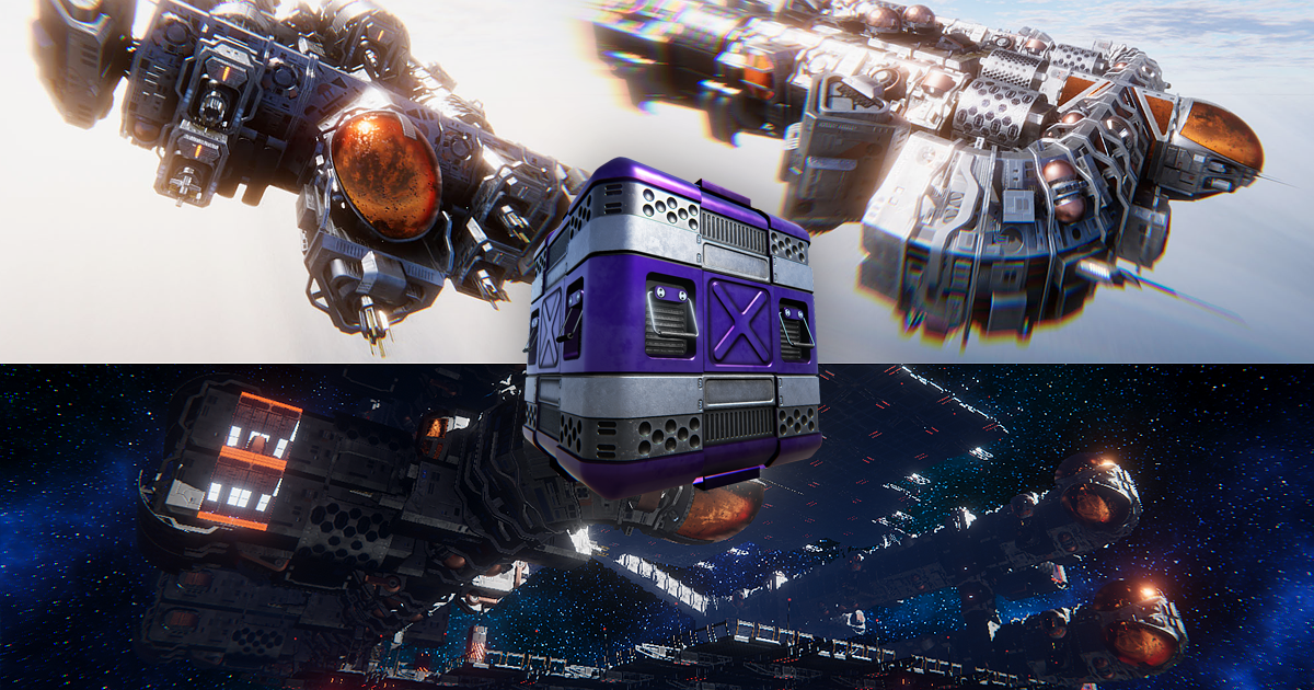 BUNDLE-3 Sci-Fi Heavy Station Kit | 3D Space | Unity Asset Store