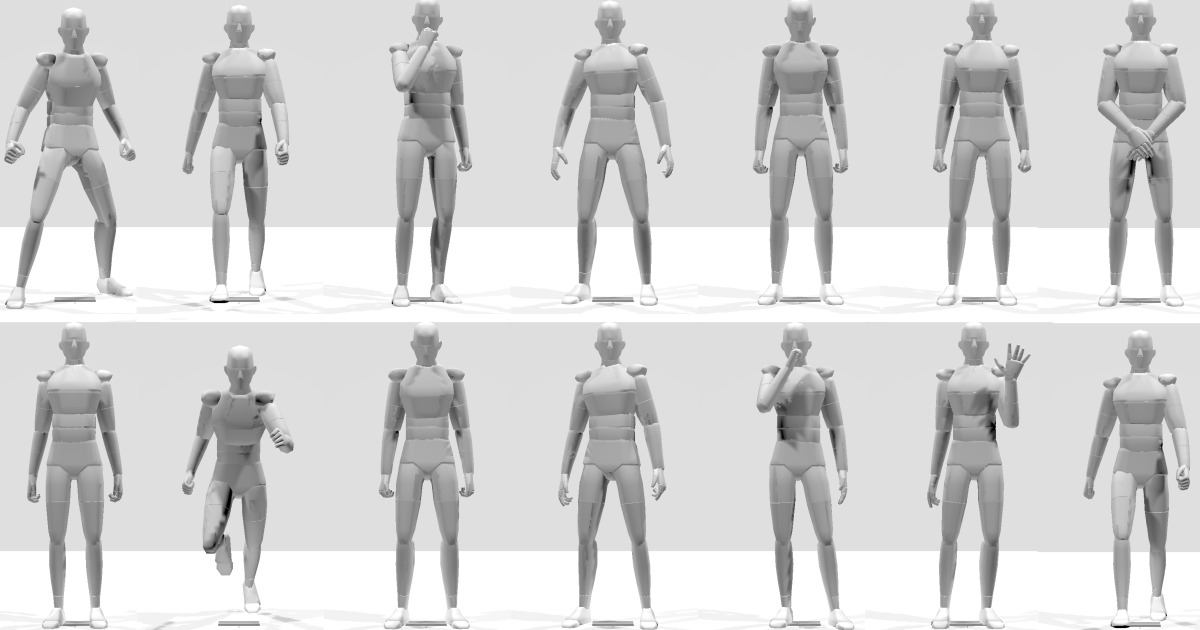 Male basic 3D motion set | 3D Animations | Unity Asset Store