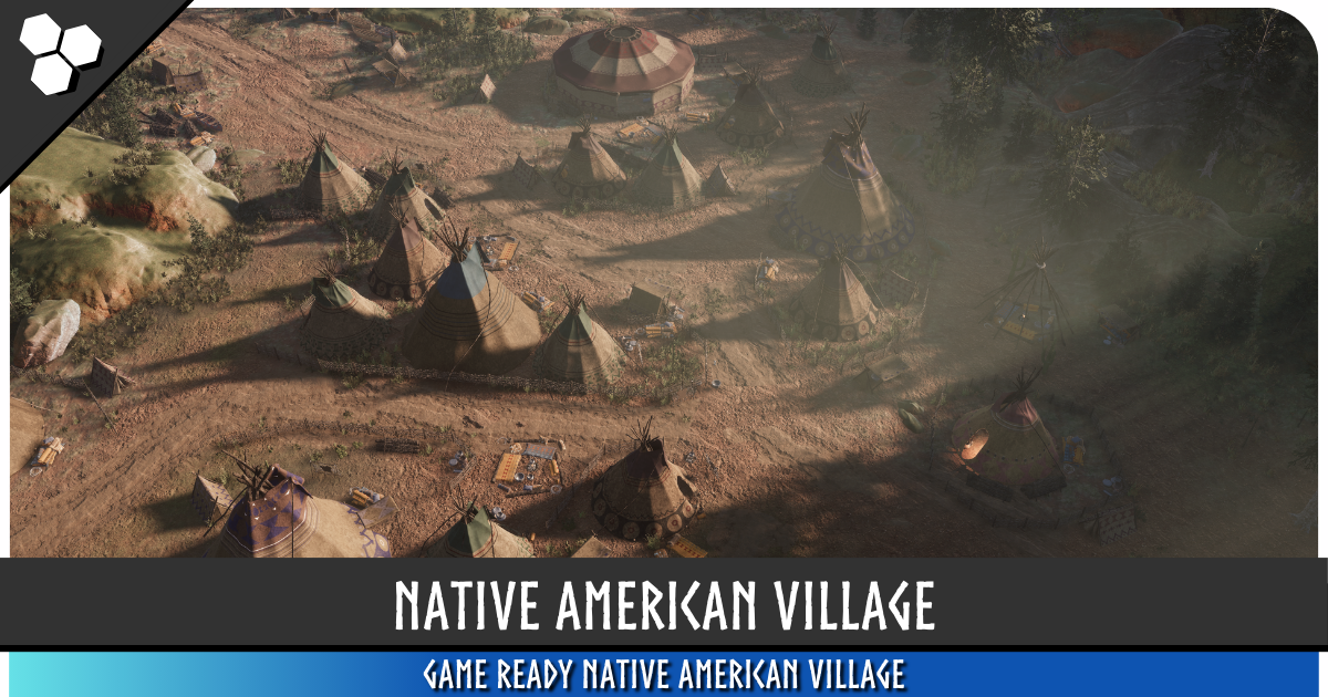 Native American Village (Village, Wild West Village, Mountains, Village ...