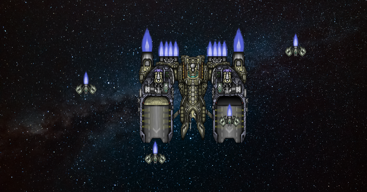 2D Pixel Big Mothership | 2D Characters | Unity Asset Store