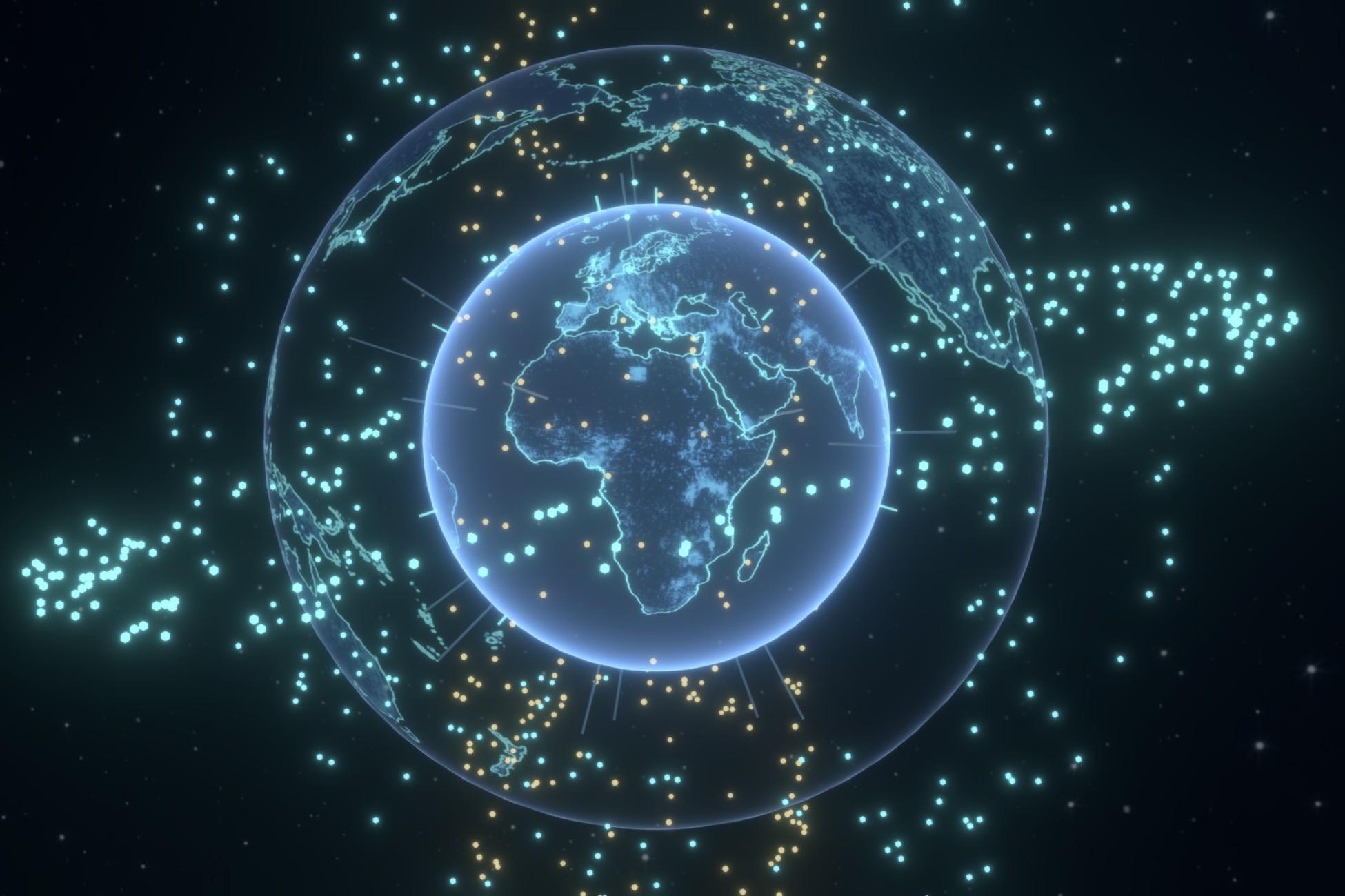 Animated Hologram Planet Earth #6 Sci-Fi 3D Model 8k Textures | 3D Sci ...