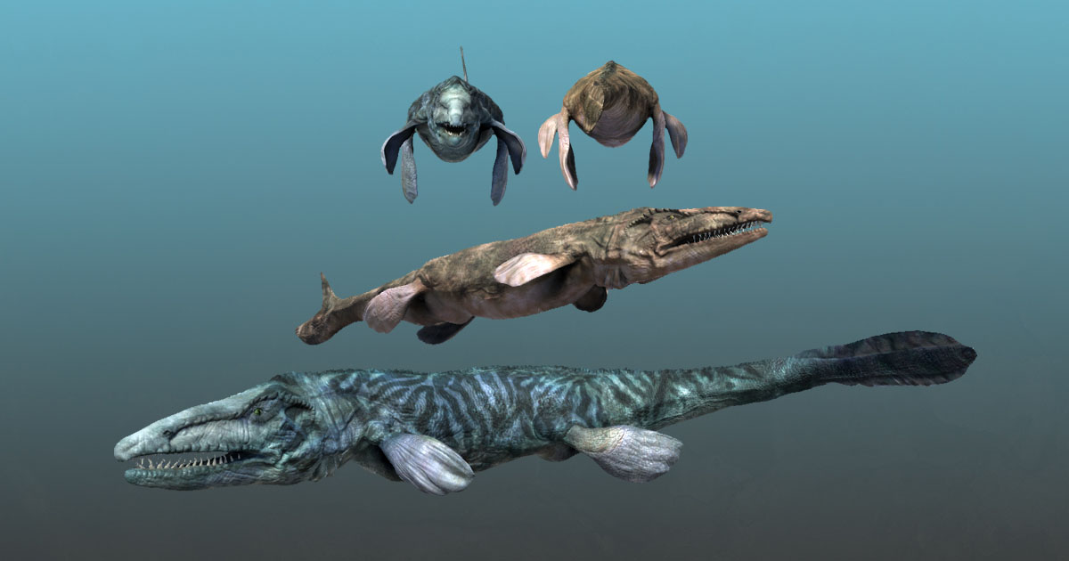 Dinosaurs Mosasaurus | 3D | Unity Asset Store