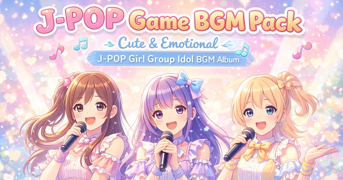 J-POP Game BGM Pack – Cute & Emotional | Audio Music | Unity Asset Store