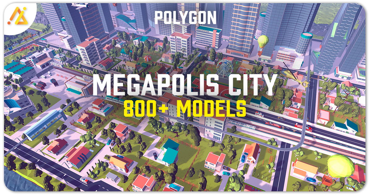 POLY - Megapolis City Pack | 3D Environments | Unity Asset Store