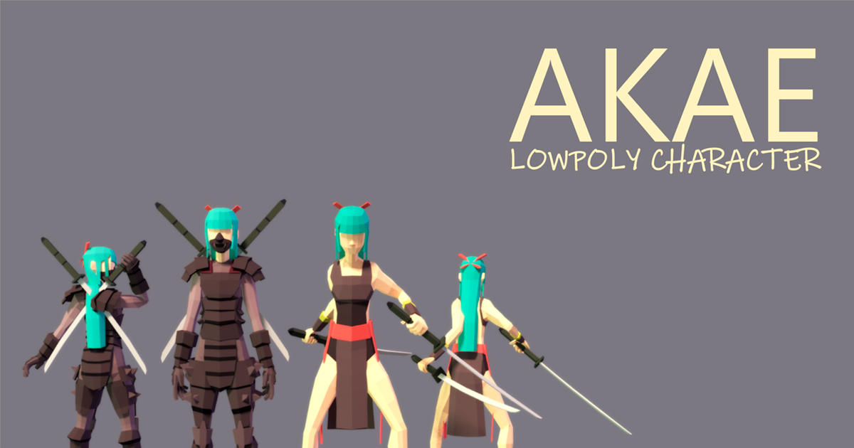 Akay | LOWPOLY CHARACTER | 3D Humanoids | Unity Asset Store