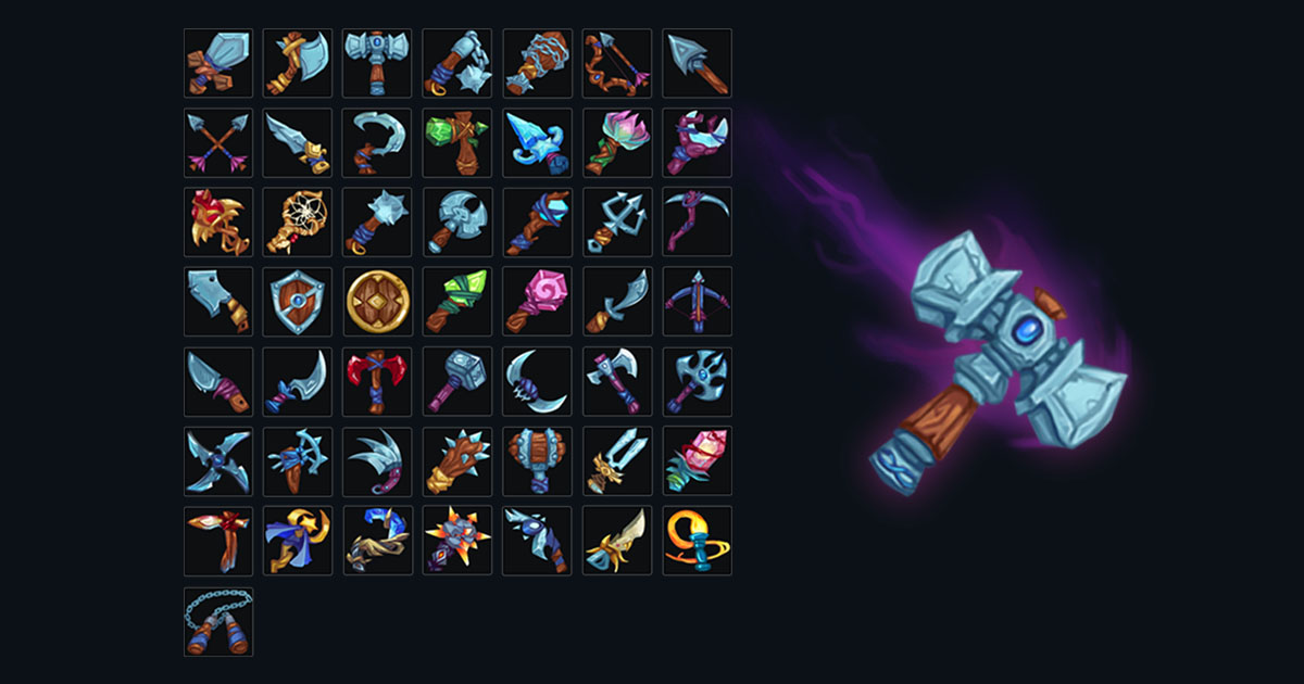 Stylized Weapon Icons Pack | 2D Icons | Unity Asset Store