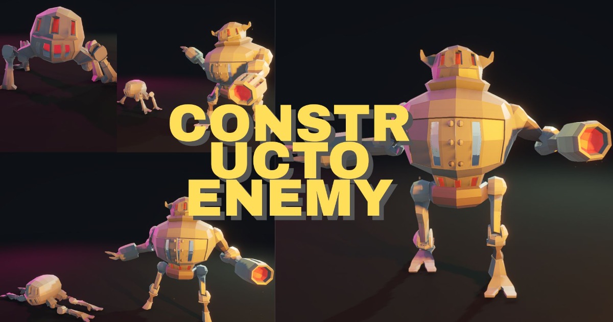 Construct Enemies - Low Poly | 3D Animals | Unity Asset Store