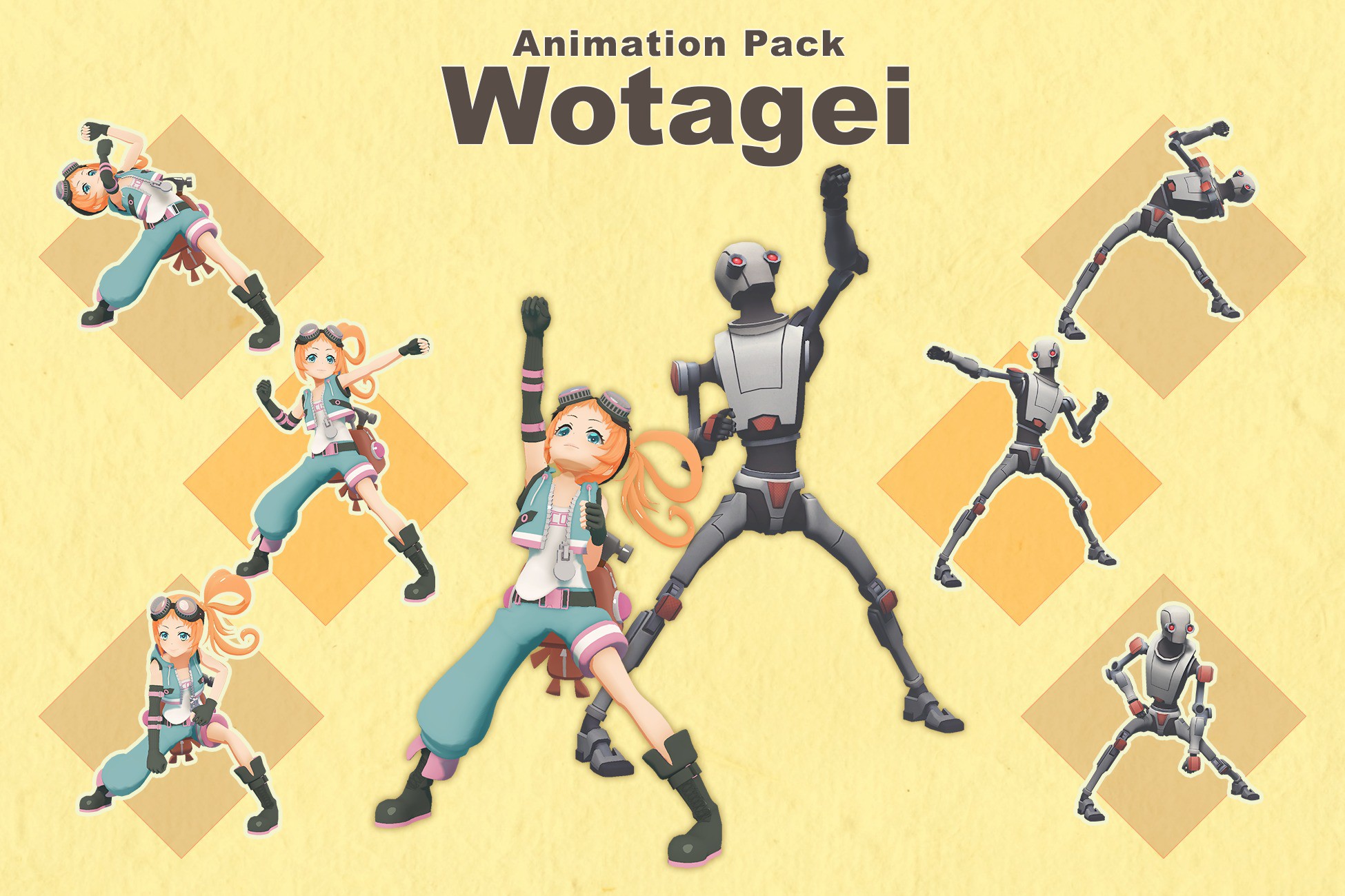 Animation Pack - Wotagei | 3D Animations | Unity Asset Store