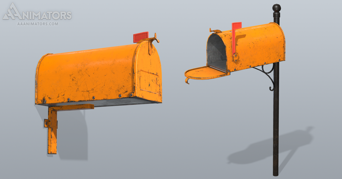 Low Poly Mailbox 02 | 3D Exterior | Unity Asset Store