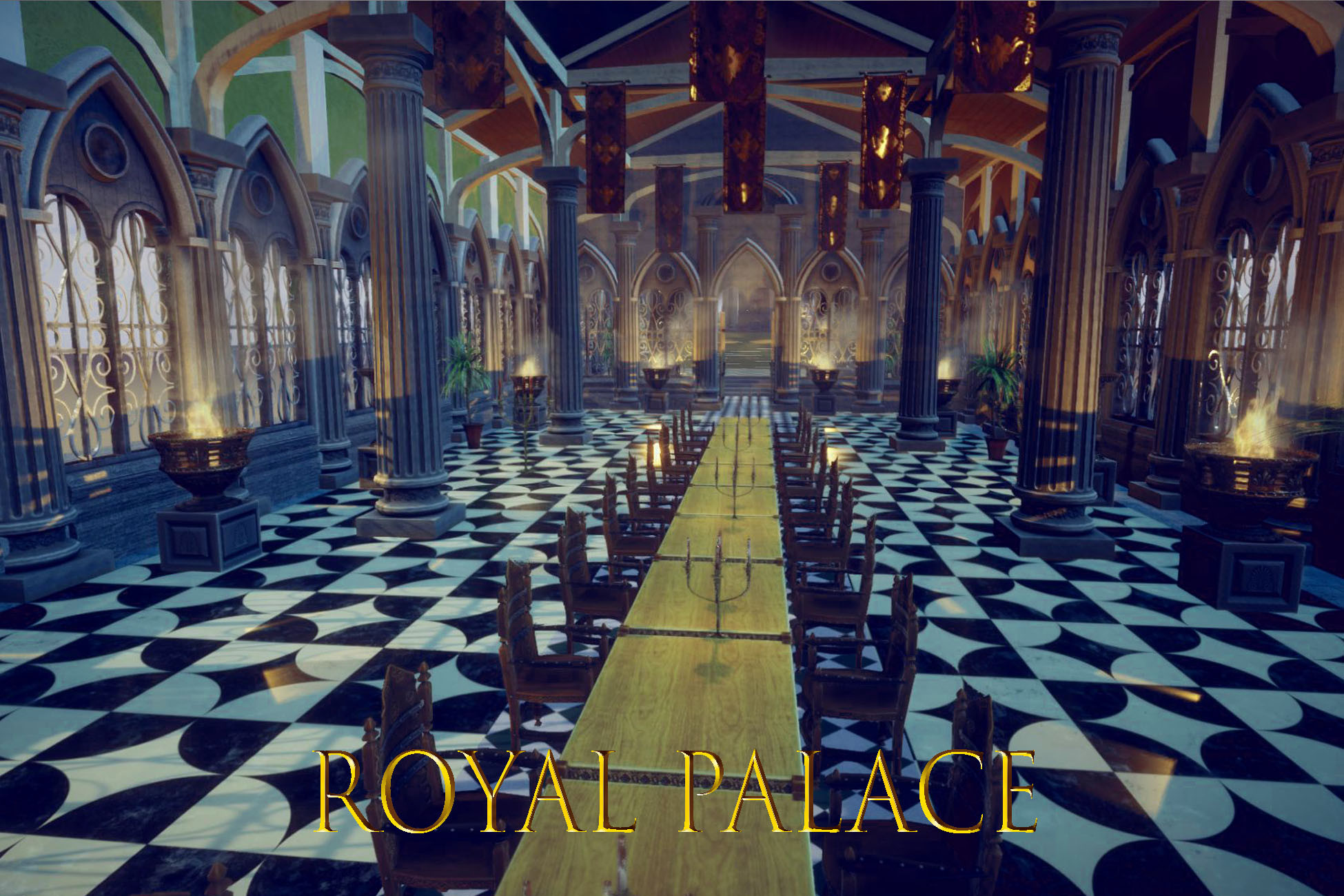 Royal Palace | 3D Interior | Unity Asset Store