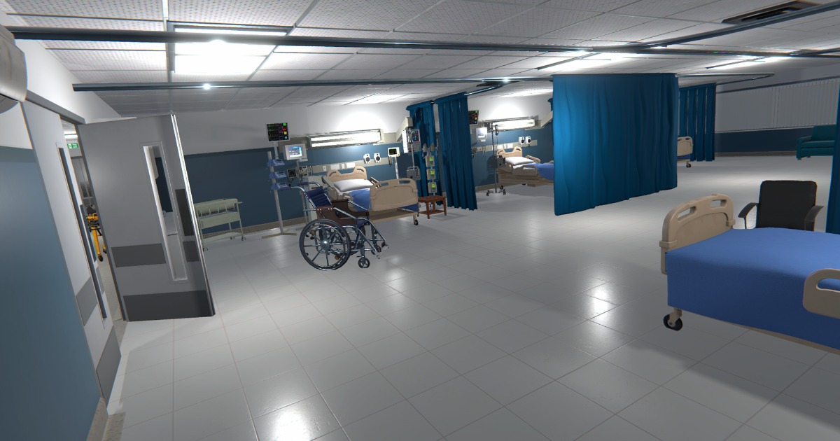 Hospital Ward | 3D Industrial | Unity Asset Store