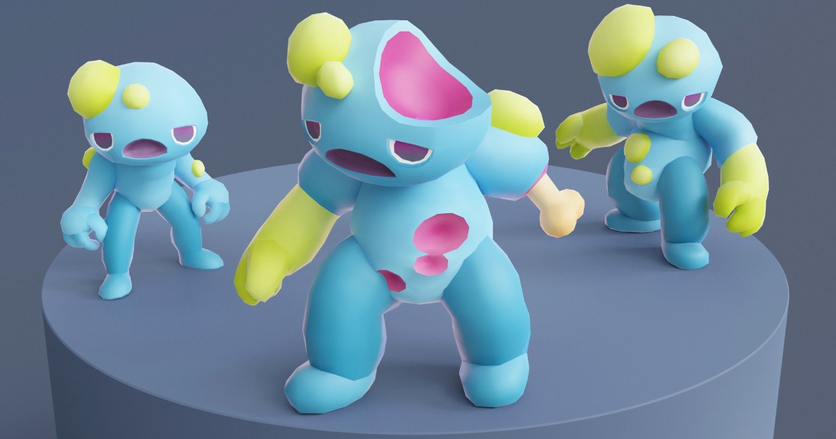 Zombie Characters - Bleb | 3D Creatures | Unity Asset Store