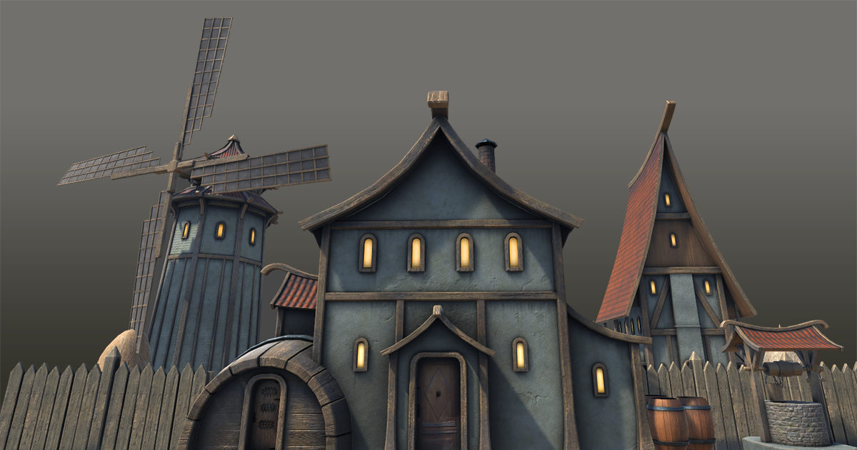 Medieval Fantasy Buildings | 3D Props | Unity Asset Store
