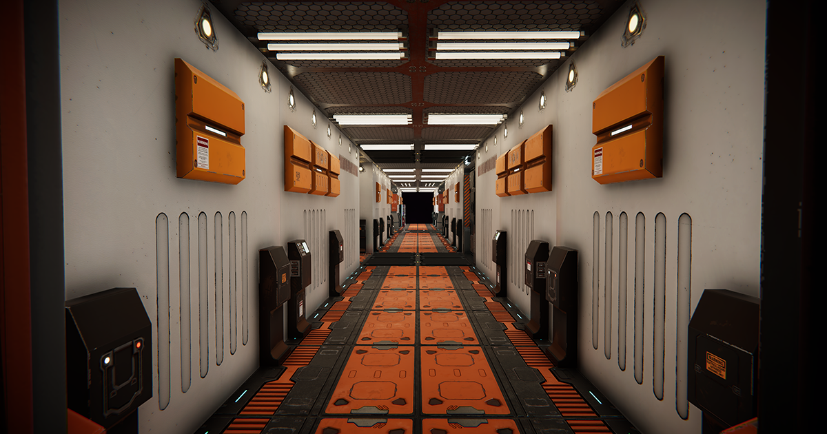 Sci Fi Corridors I 3d Sci Fi Unity Asset Store 2584