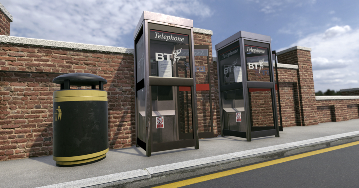 Phone Box | 3D Props | Unity Asset Store