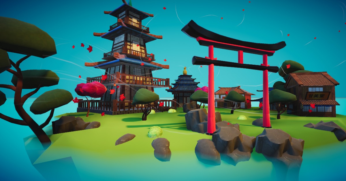 Sakura Village: Low Poly Japanese Village Environment | 3D 주변환경 | Unity ...