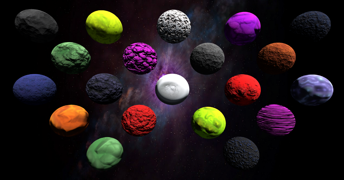 4K Planets Collection: Basic | 3D 科幻 | Unity Asset Store