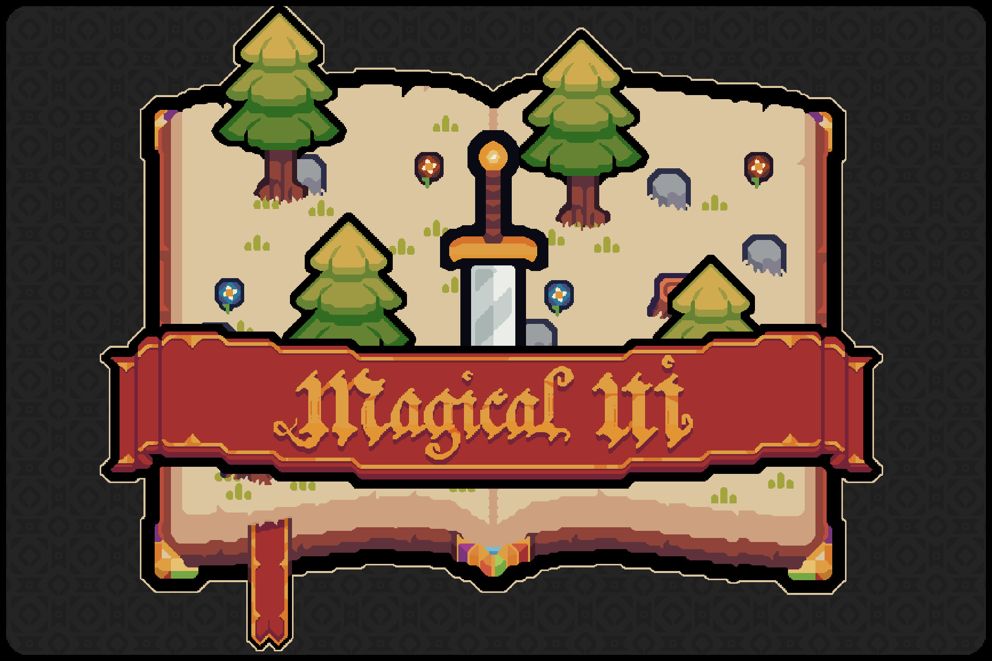 Magical Ui Ui Pixel Art Asset Pack 2d Gui Unity Asset Store