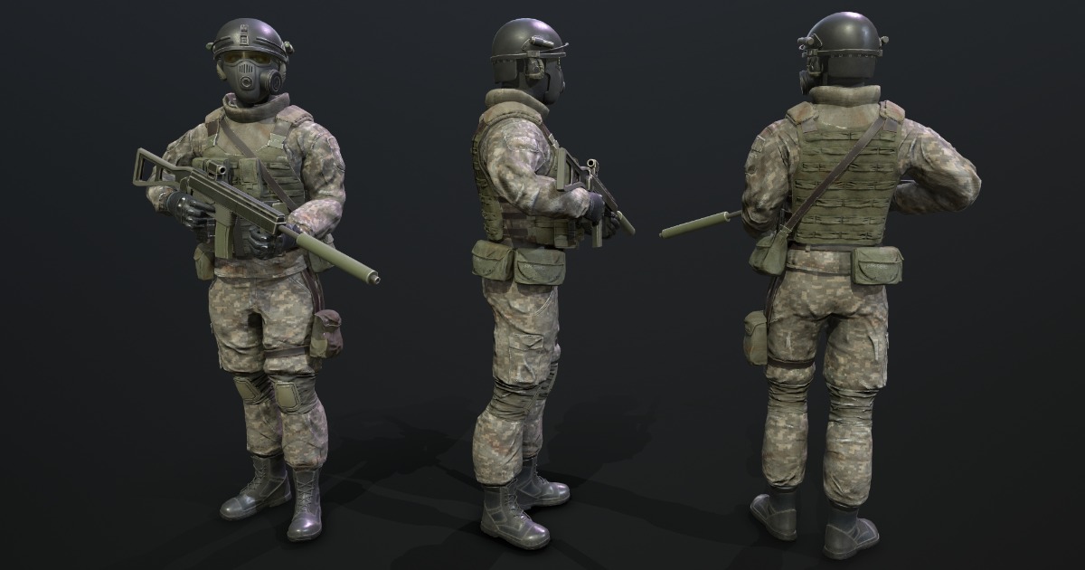 Storm trooper | 3D Humanoids | Unity Asset Store