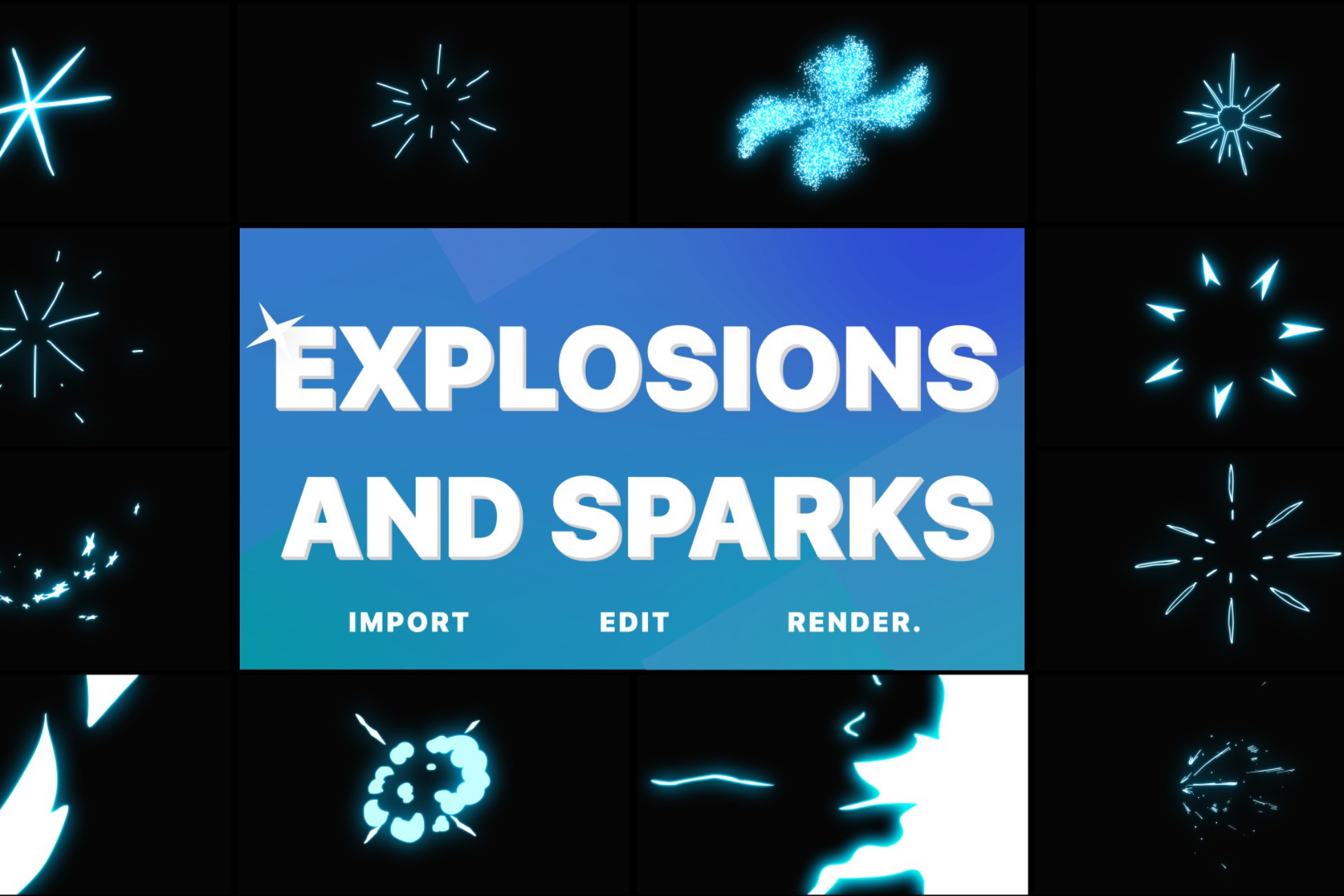 Explosions and sparks 21.04 | 2D Textures & Materials | Unity Asset Store
