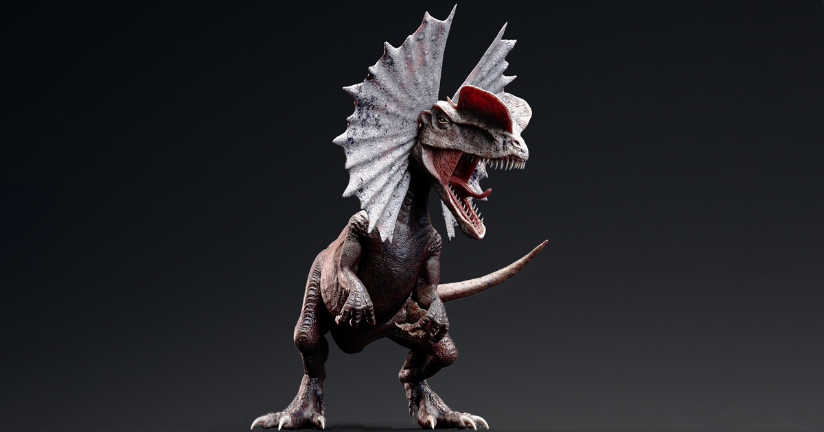 Dinosaur Dilophosaurus | 3D 생물 | Unity Asset Store