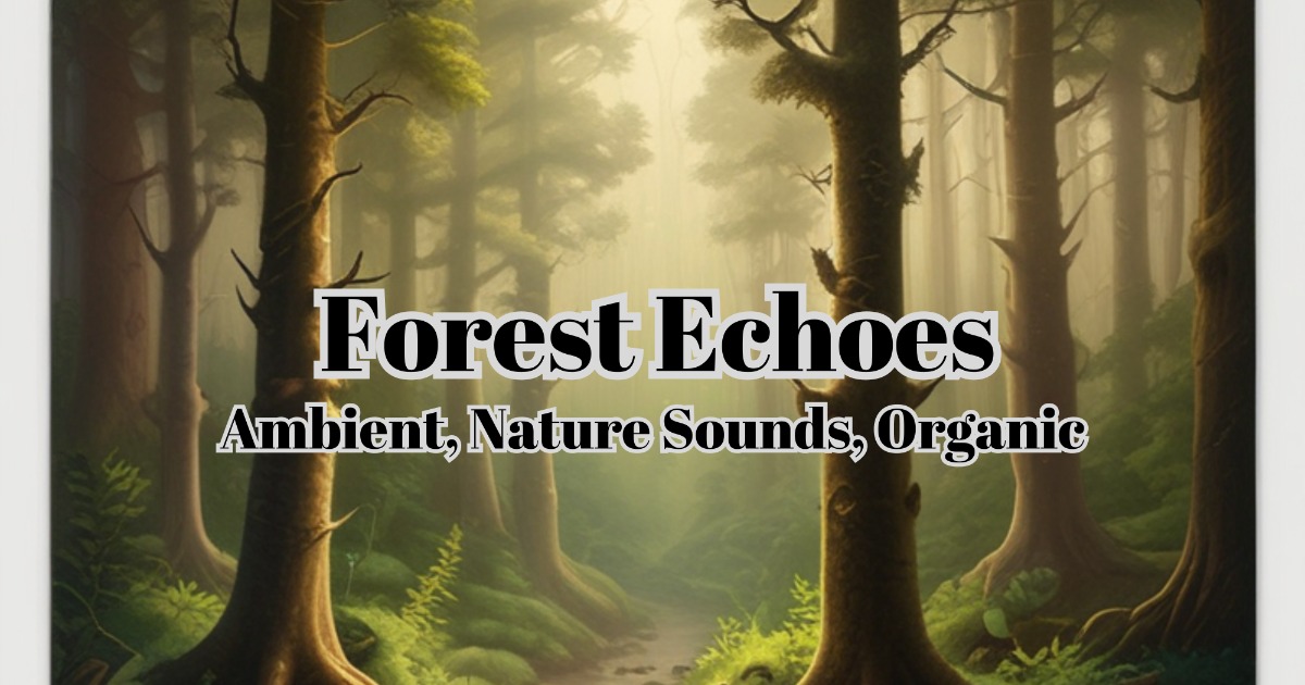 Forest Echoes - Ambient, Nature Sounds, Organic | 자연 주변 환경소리 | Unity ...