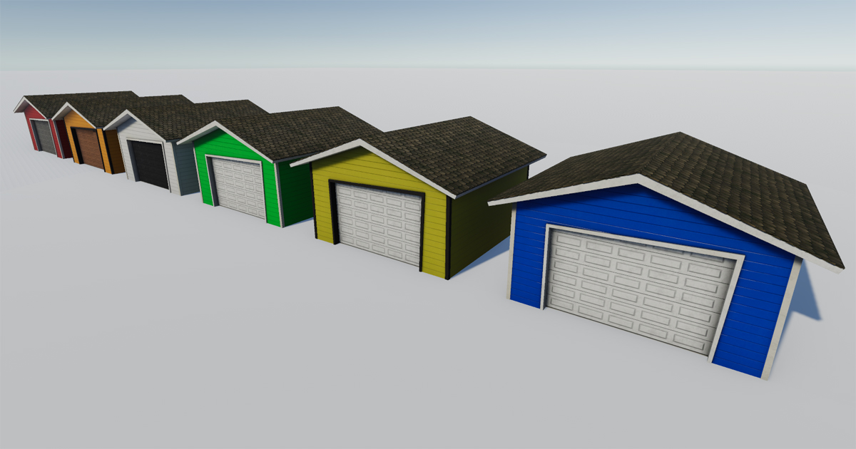 Cartoon Garage PBR | 3D Fantasy | Unity Asset Store