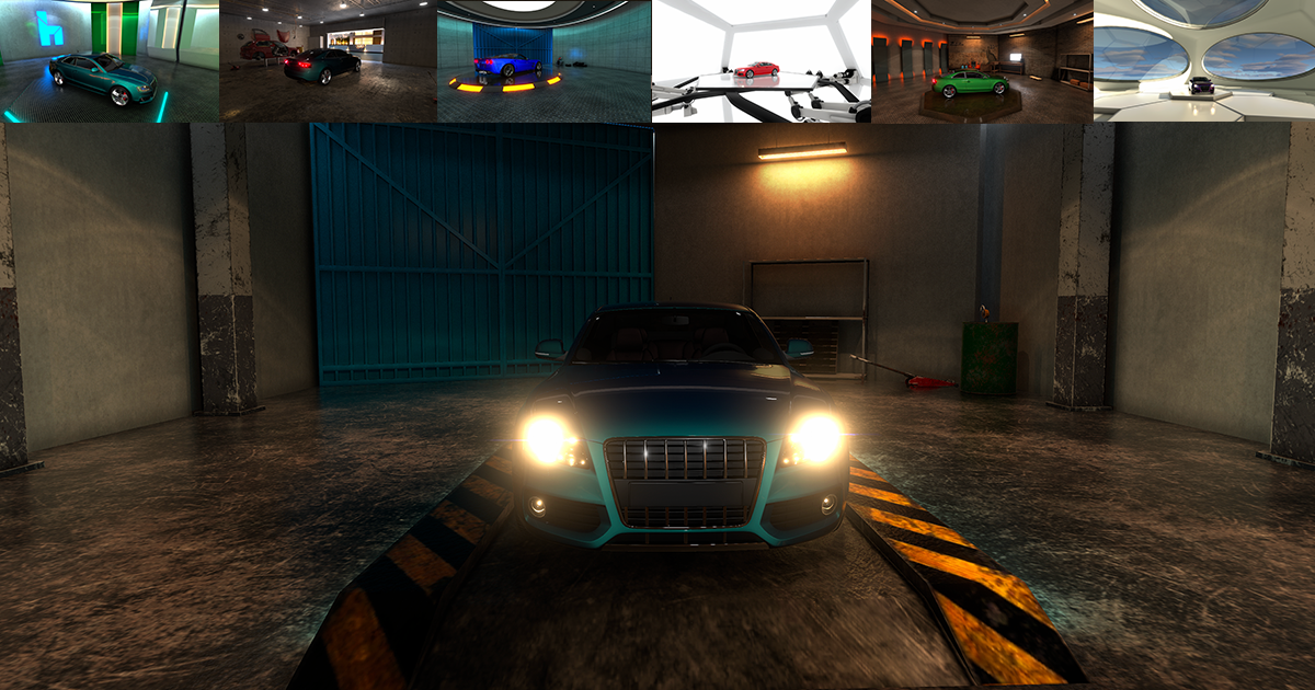 Garage and Showroom Pack | 3D Urban | Unity Asset Store