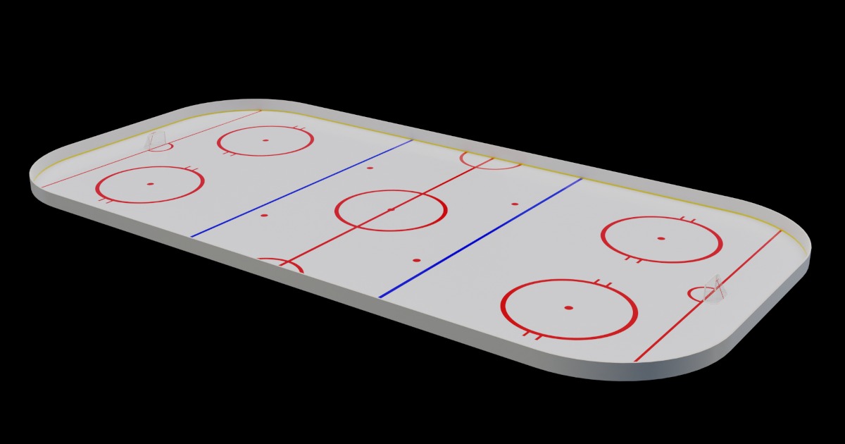Ice Hockey Rink (Low-Poly) | 3D Exterior | Unity Asset Store