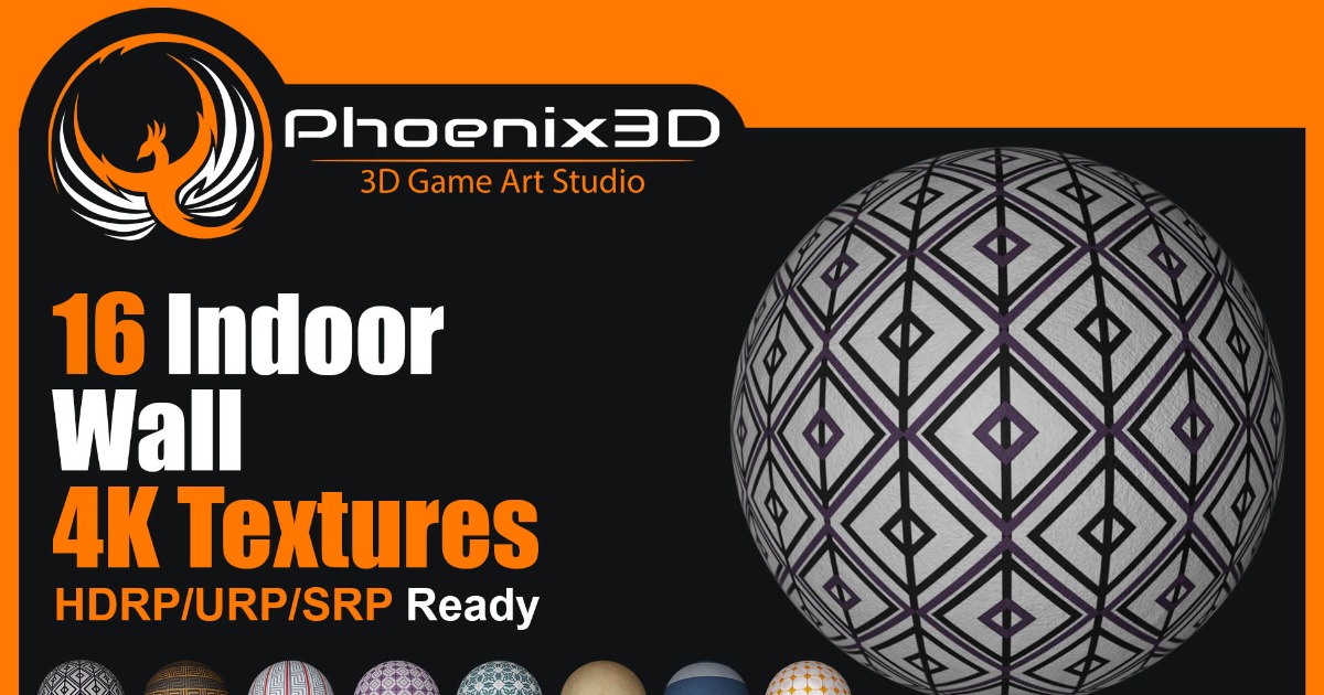 P3D: Indoor Wall Tile Texture Pack | 2D Textures & Materials | Unity Asset Store