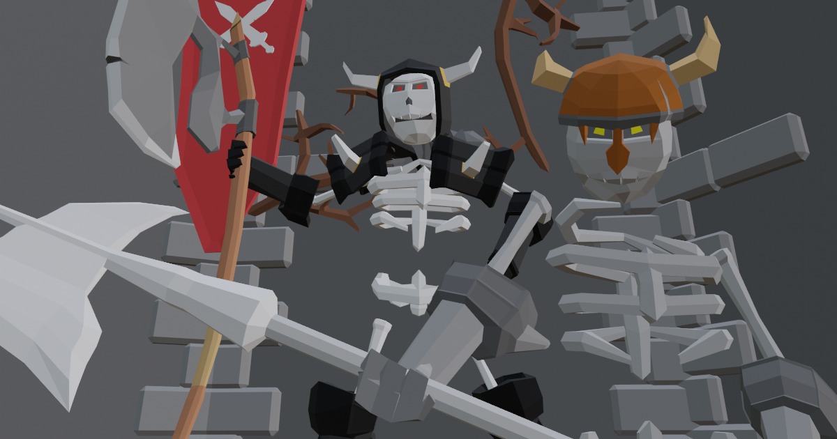 LOW POLY SKELETONS - Animated | 角色 | Unity Asset Store
