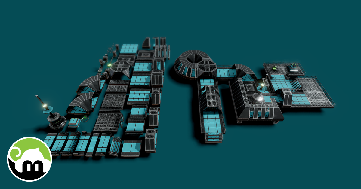 Modular Sci-Fi Interior Bundle | 3D Sci-Fi | Unity Asset Store