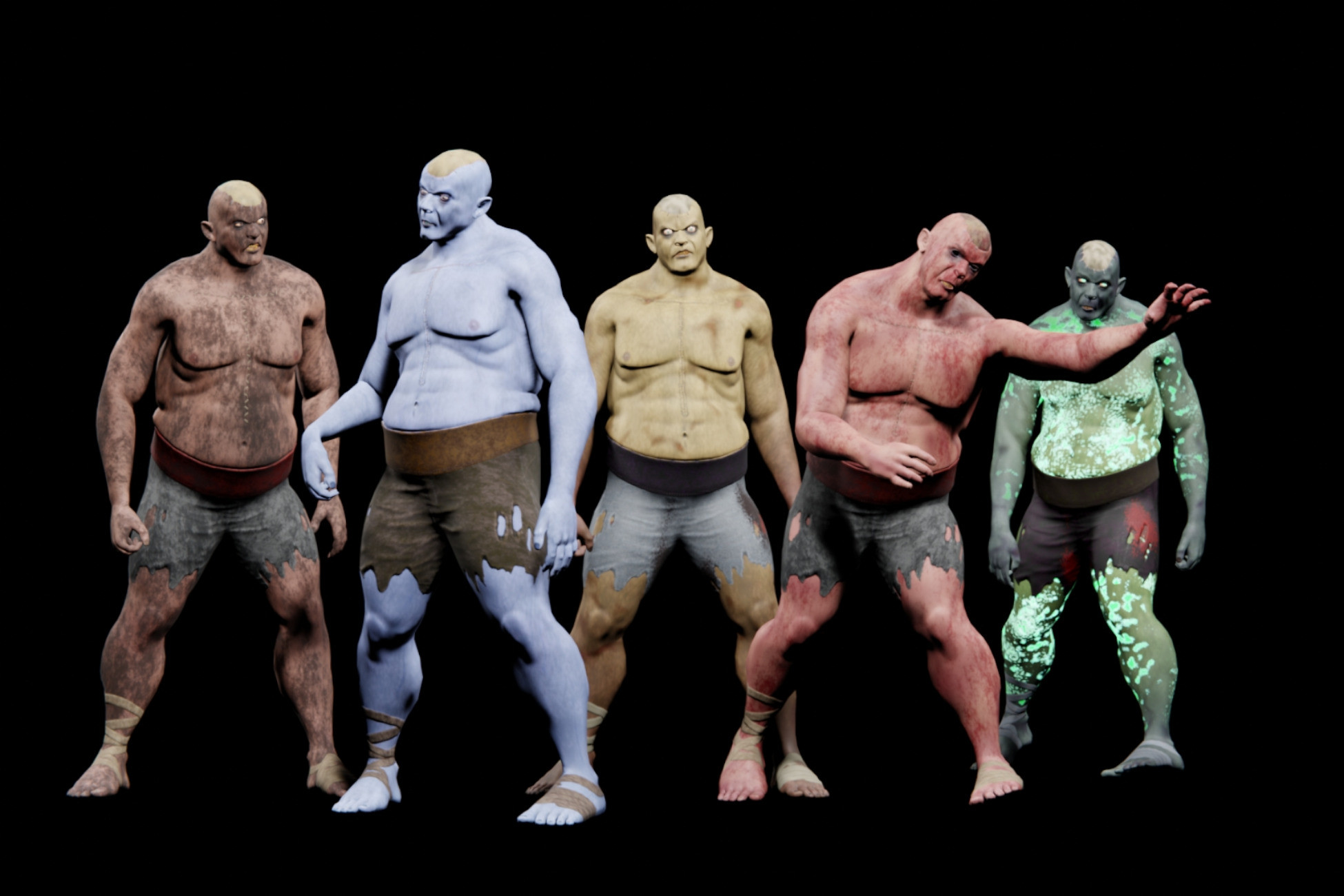 Necro Zombie Character | 3D Creatures | Unity Asset Store