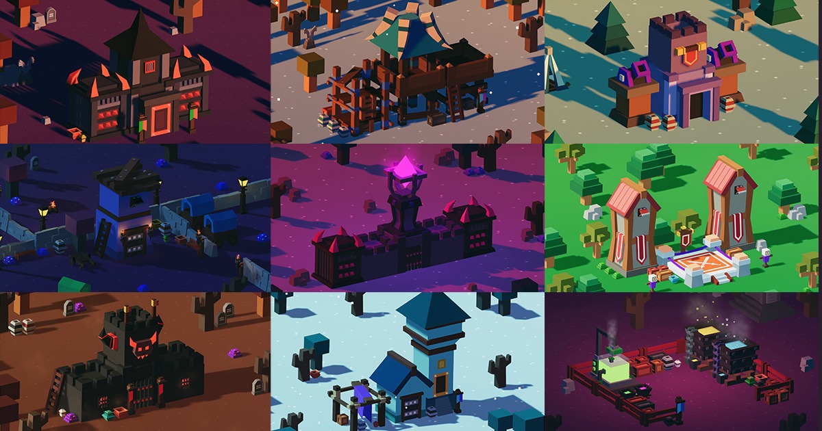 Customizable Fantasy Buildings Toon Series | 3D Fantasy | Unity Asset Store