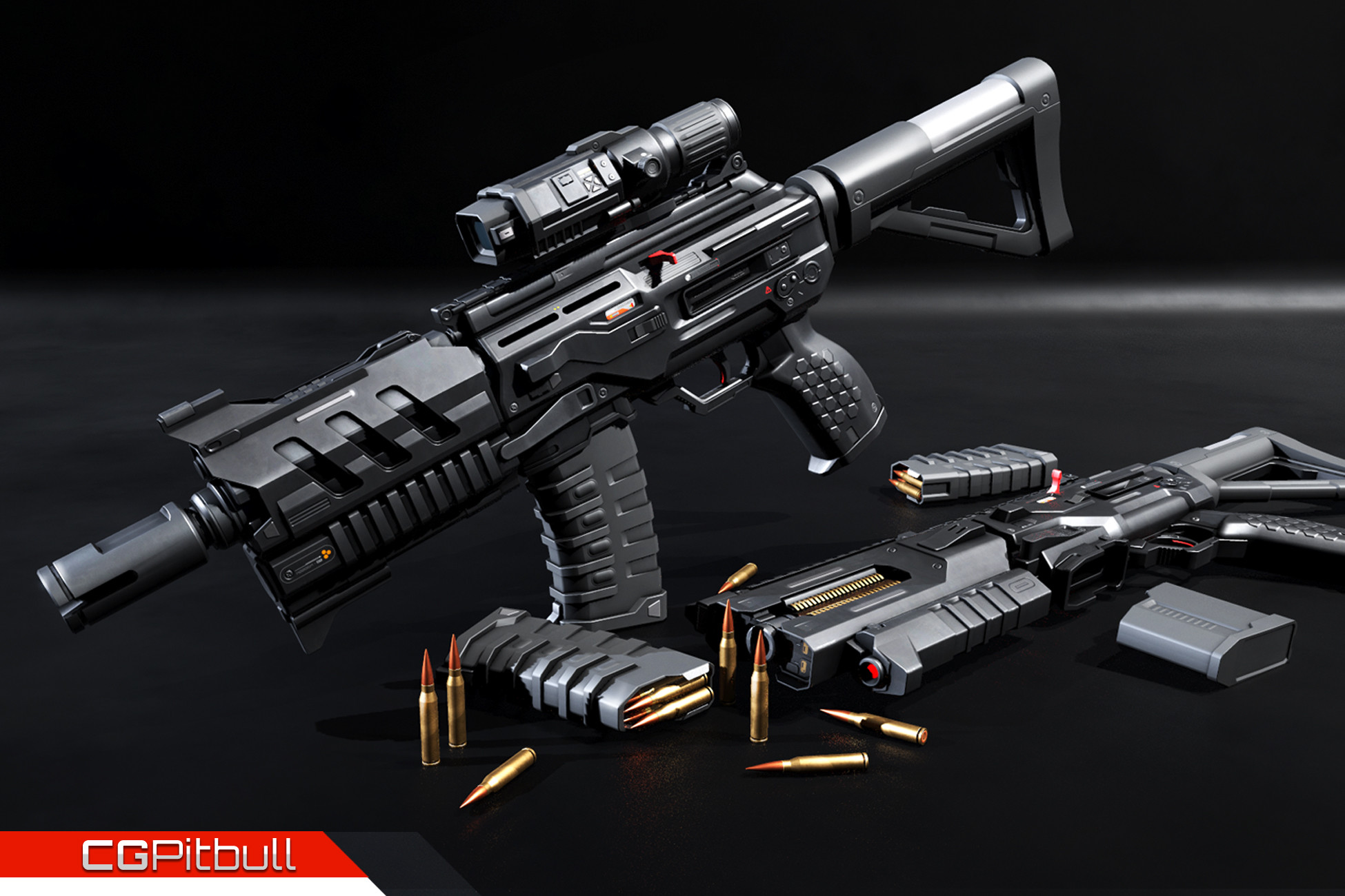 MMG Modular Machinegun | 3D Guns | Unity Asset Store