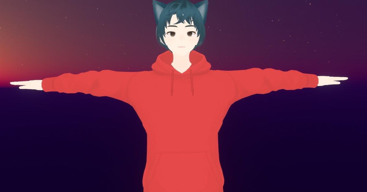 Cute Anime Boy Game Ready Low poly 3D model - Yuki | 3D 角色 | Unity ...