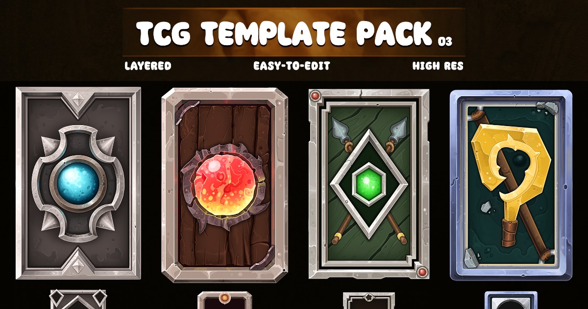 Trading Card Game GUI 03 | 2D GUI | Unity Asset Store