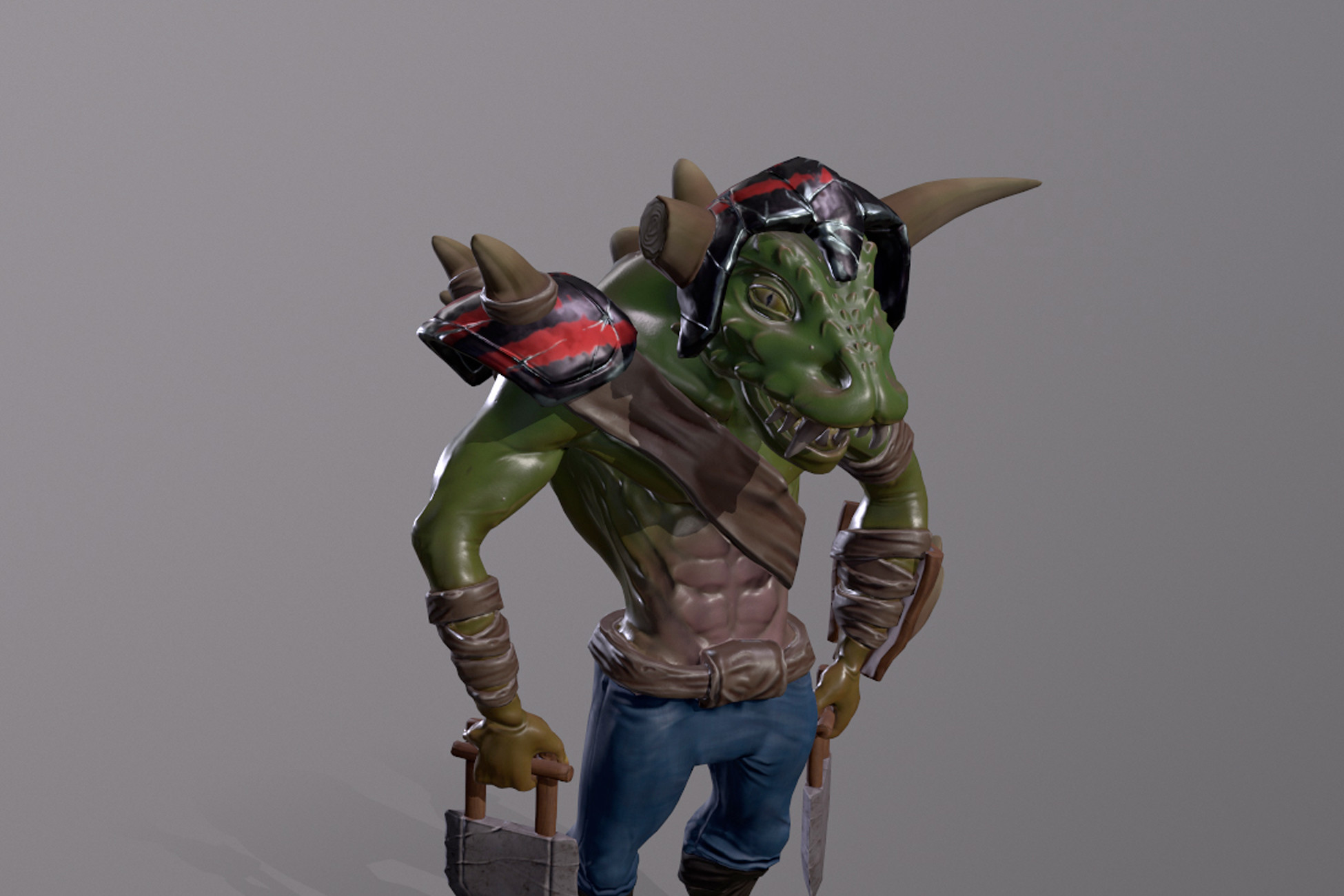Lizardman 3d model | Characters | Unity Asset Store