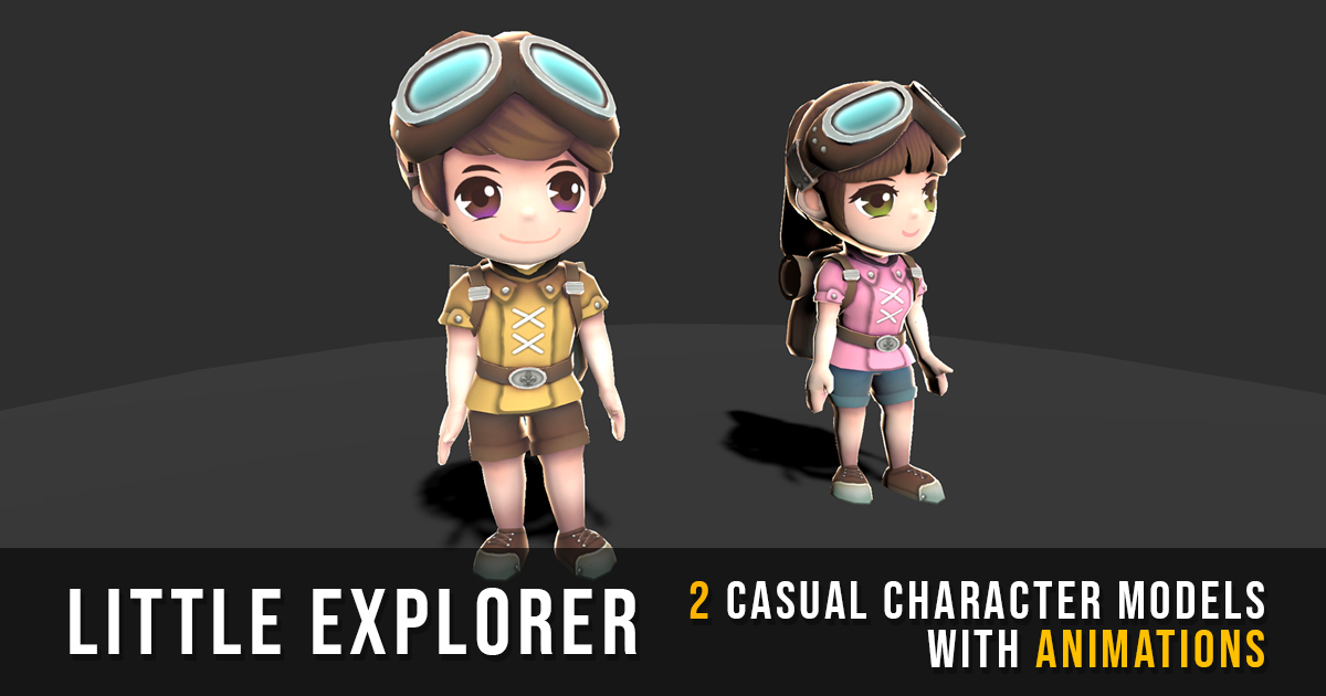Little Explorer | 3D Characters | Unity Asset Store