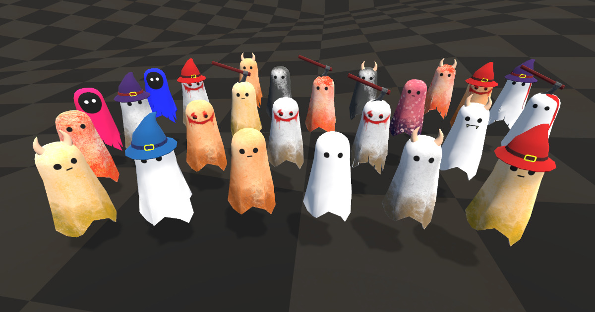 Little Ghost's low poly | キャラクター | Unity Asset Store