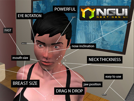 Character Customisation with UMA2 and NGUI | Tools | Unity Asset Store