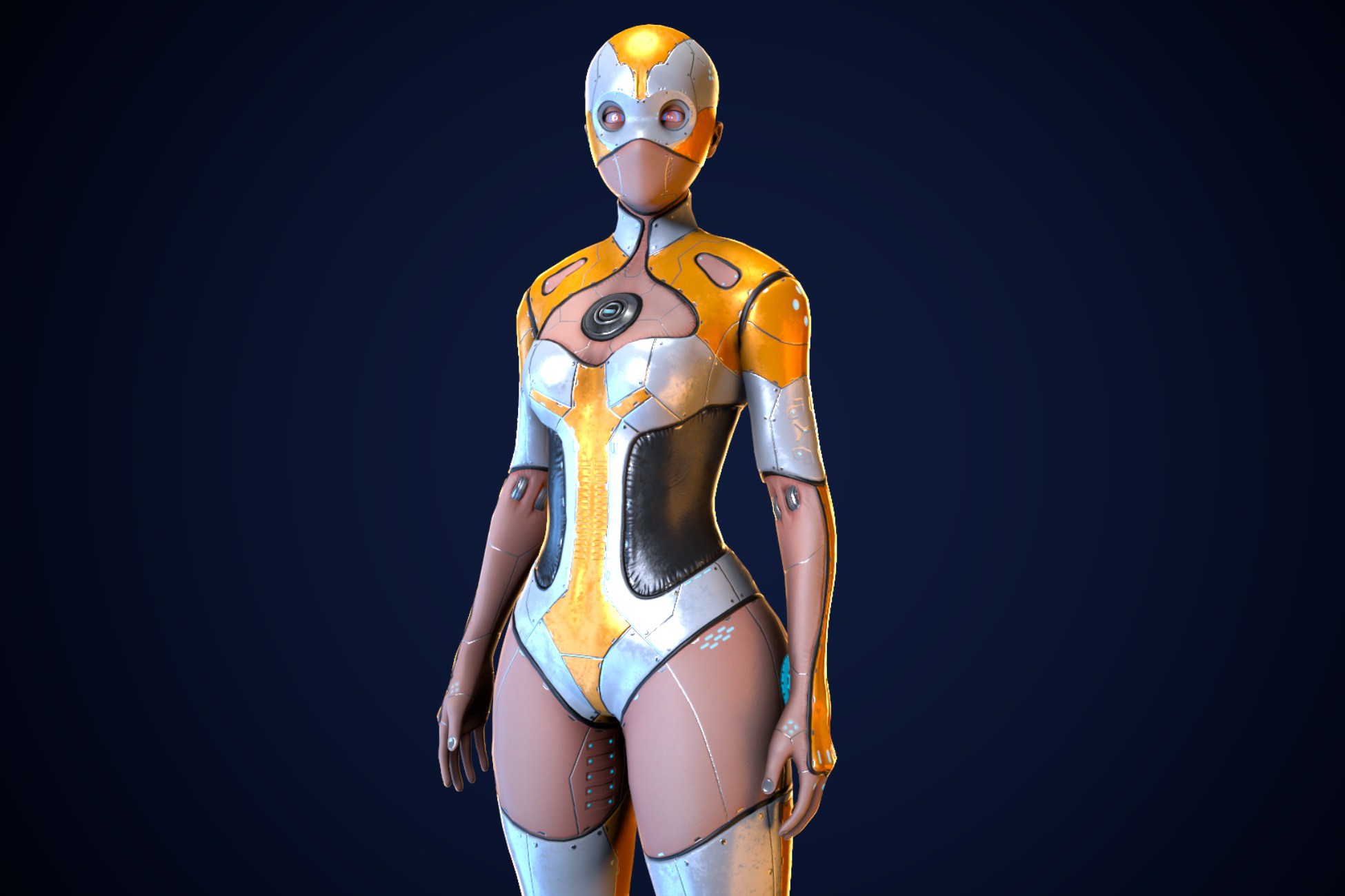 Droid female | 3D Robots | Unity Asset Store