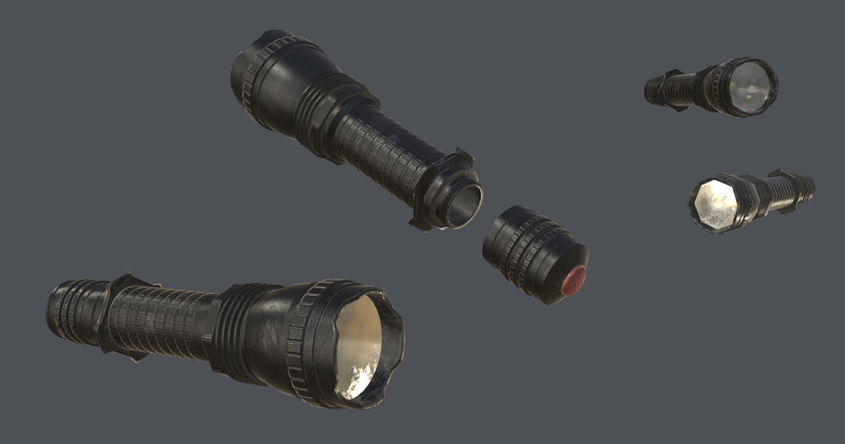 Realistic Flashlight | 3D 道具 | Unity Asset Store