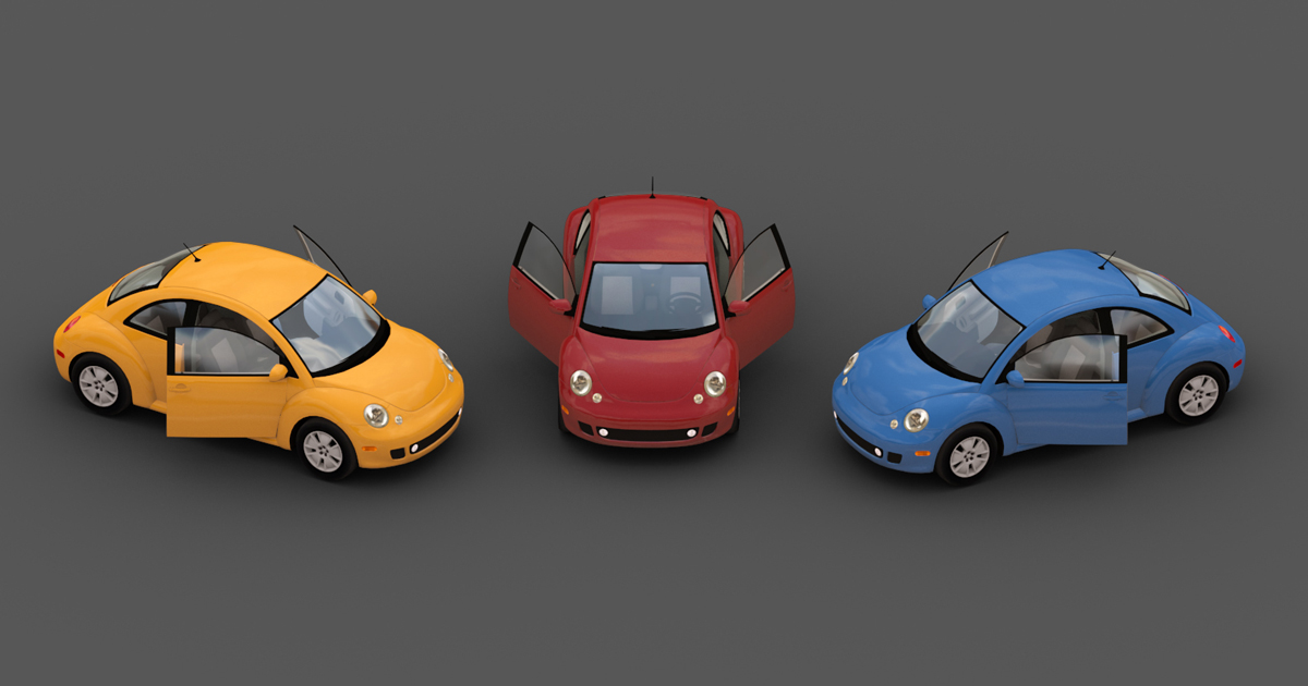 Car with Interior 35 | 3D Land | Unity Asset Store