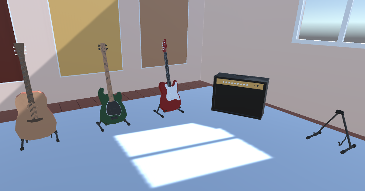 Low Poly Guitars Pack | 3D Props | Unity Asset Store
