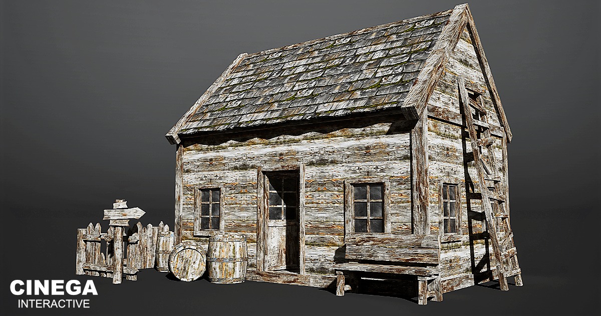 Realistic Art - Wooden House Vol.1 | 3D Props | Unity Asset Store